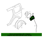 Genuine OEM Lock Actuator Part# LR006363 Fits 2008-2015 Land Rover LR2 ...