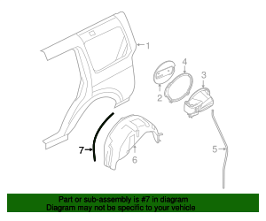 Genuine OEM Splash Shield Protector Part# LR005165 Fits 2008-2015 Land ...