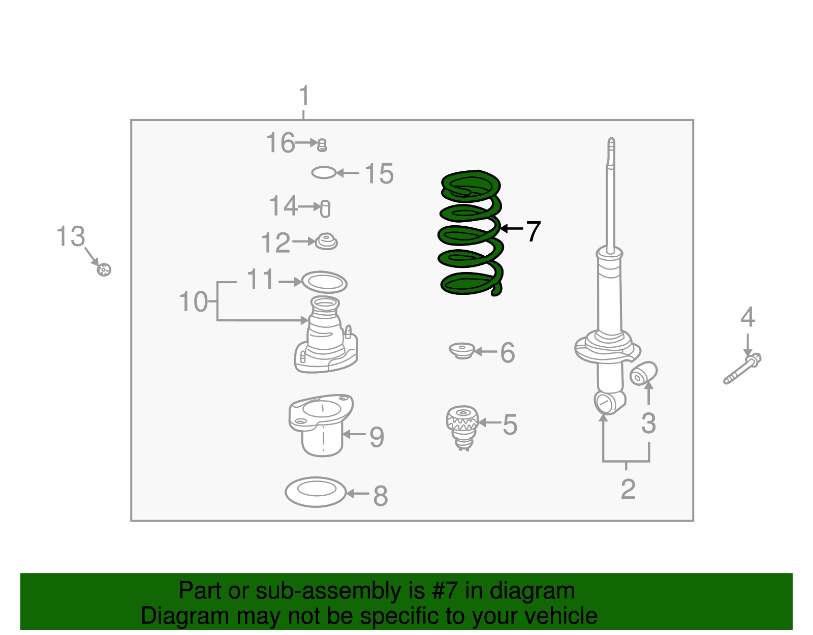 52441-SCV-A11 - 2003-2011 Honda Element - Spring Rear | Honda Parts Cheap