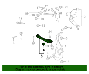 8K0-407-151-G - Suspension Control Arm 2013-2018 Audi | AutoNationParts.com