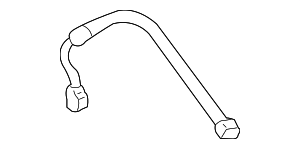 2000-2006 GM Rear Passenger Side Hydraulic Brake Hose 19366703 GM ...