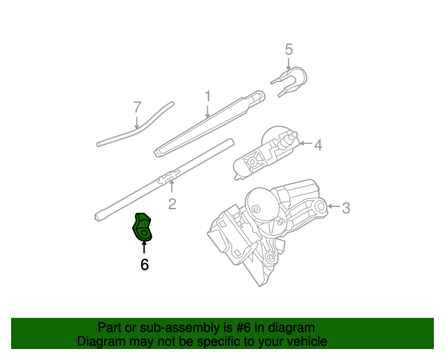 Genuine BMW 61-31-9-200-673 | Rear Window Key Button with Micro Switch ...