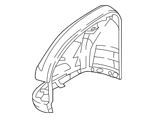 099-811-01-00-7831 - Mirror Cover 2019-2023 Mercedes-Benz | Mercedes ...