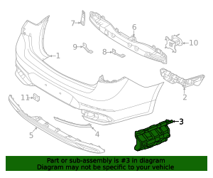 86652-F6500 - Lower Bracket 2020 Kia Cadenza | Kia.Parts Store