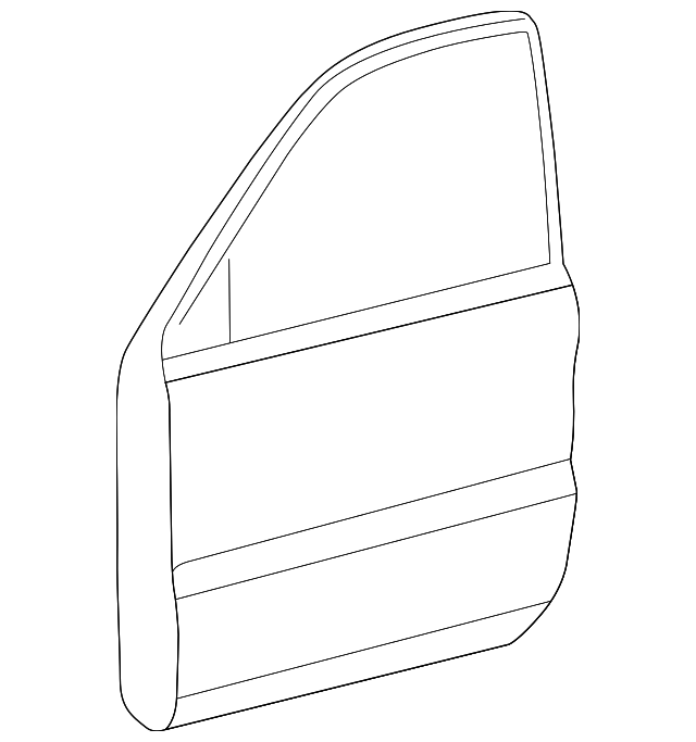 67002-35532 - Door Shell - 2003-2009 Toyota 4Runner | OEMGenuineParts.com