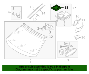 4M0-955-609 - Camera Pad 2018-2024 Audi | AutoNation Parts