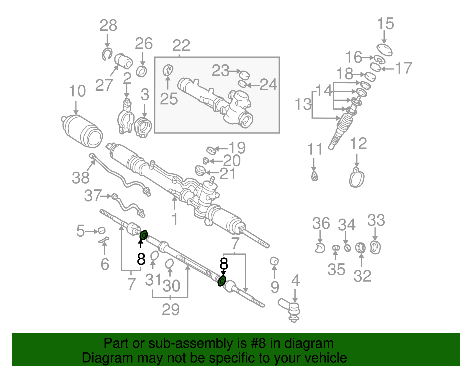 Genuine Toyota Rack And Pinion Inner Tie Rod Lock Washer part# 90214 ...