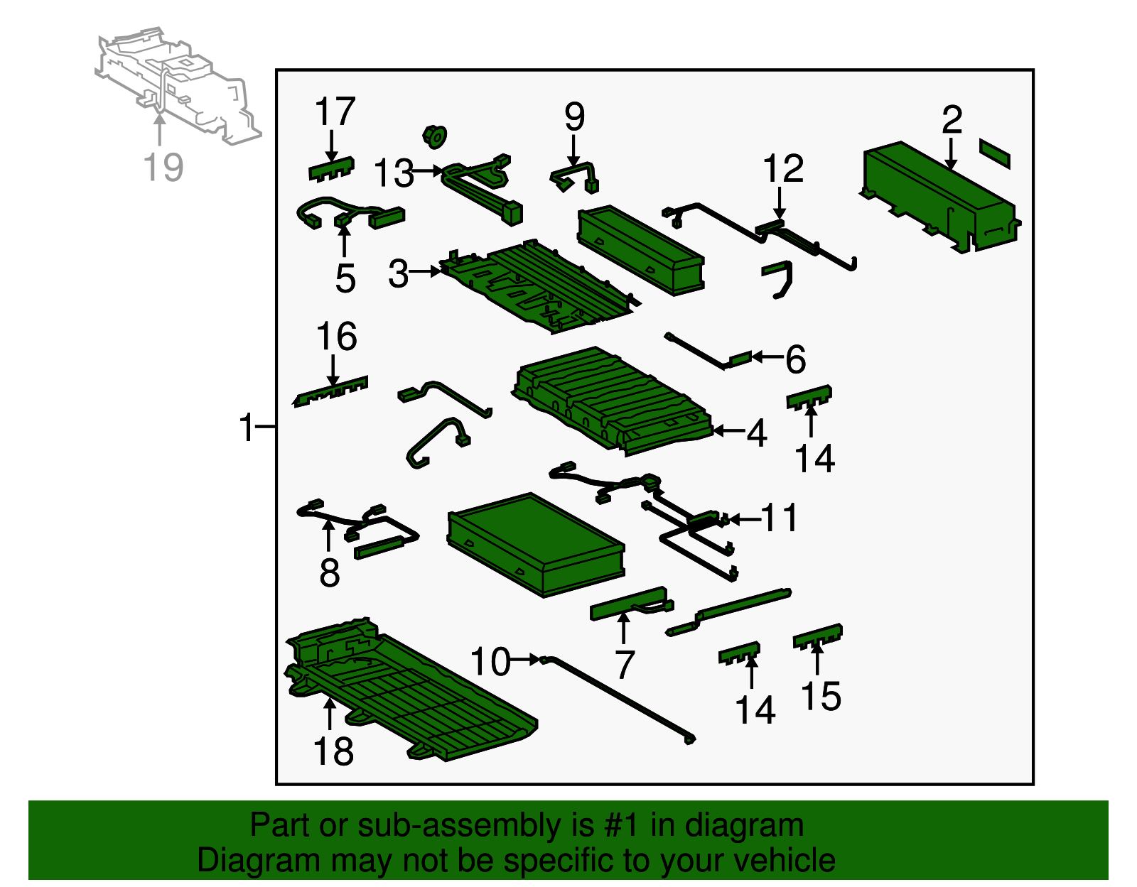 2010-2016 Lexus LS600h Battery Assembly G9510-50052 | OEM Parts Online