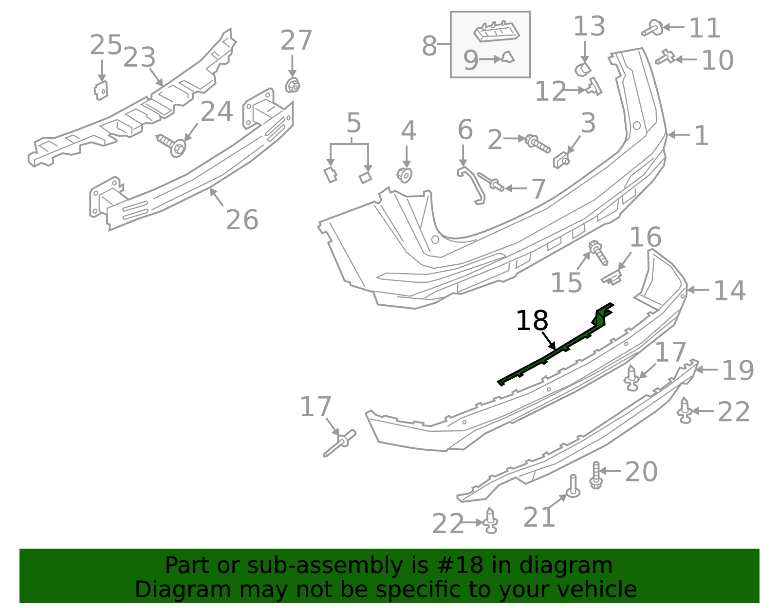 LJ7Z-17779-B - Stone Deflector 2020-2025 Lincoln Corsair | Big 3 Auto Parts