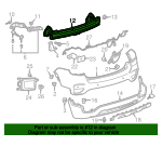 2013-2022 GM Rear Bumper Impact Bar 42450527 GM | GMPartsDirect.com