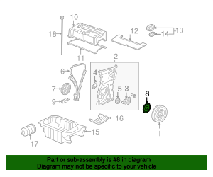 2002-2015 Honda Crankshaft Gear 13620-RAA-A02 | Cheaper Honda Parts