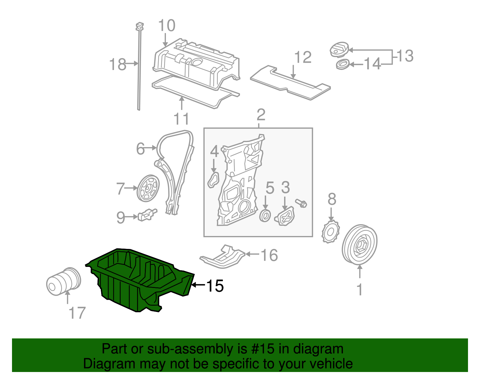 11200-RRC-000 - Oil Pan 2006-2011 Honda Civic | Honda Parts Online