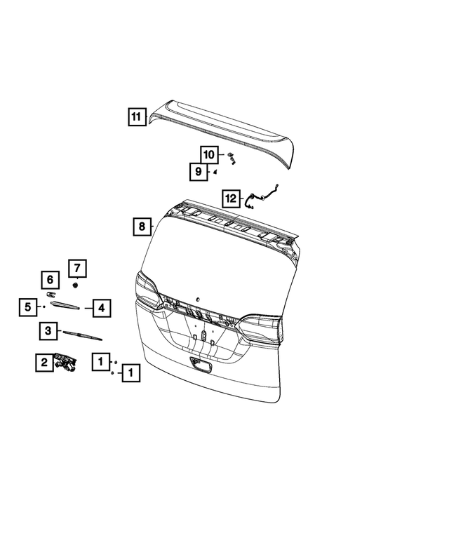 2016-2025 Mopar Rear Wiper Motor Grommet 68290445AA | My Mopar Parts