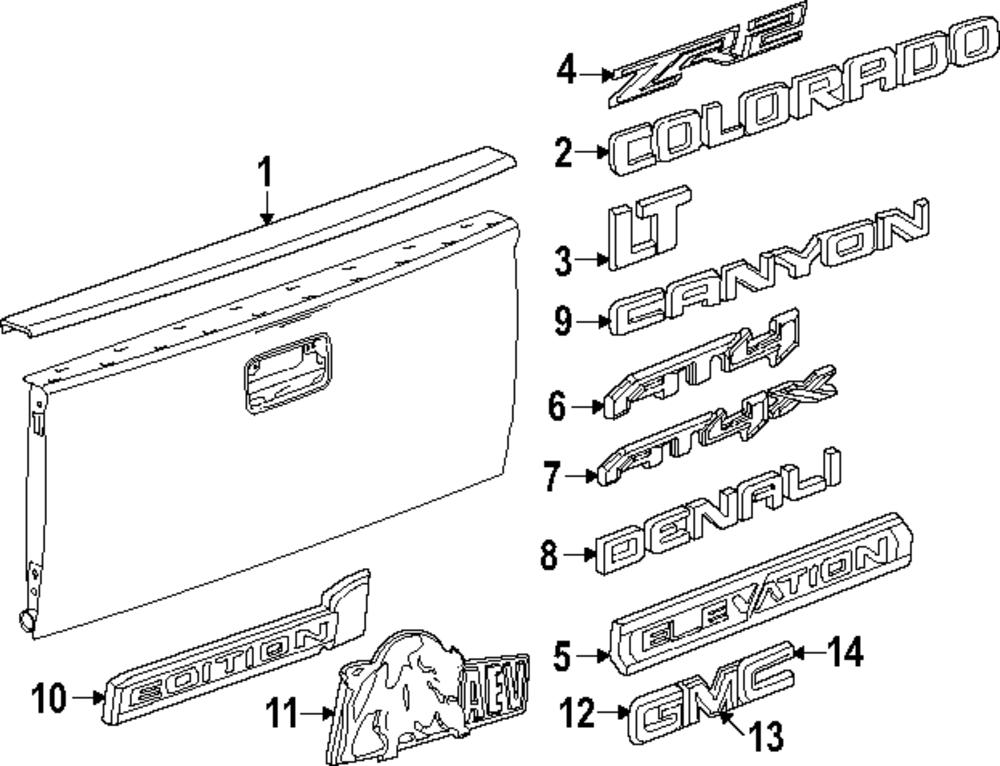85013593 - Plate GM Parts Warehouse