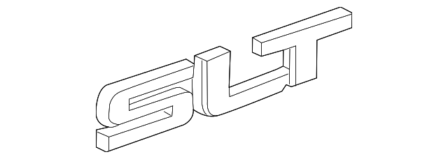 2014-2020 GM Exterior Bright Chrome Passenger Side Liftgate Trim Level ...