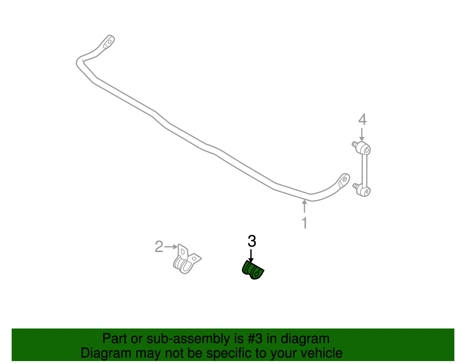 BP4K-28-156E - OEM NEW 04-15 Mazda 5 3 Left Right Suspension Stabilizer ...