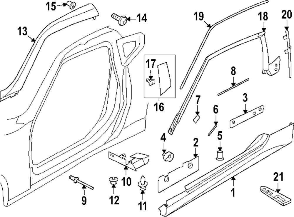 2023-2025 Nissan Z Deflector 76857-6GP0A | Scott Evans Nissan Parts