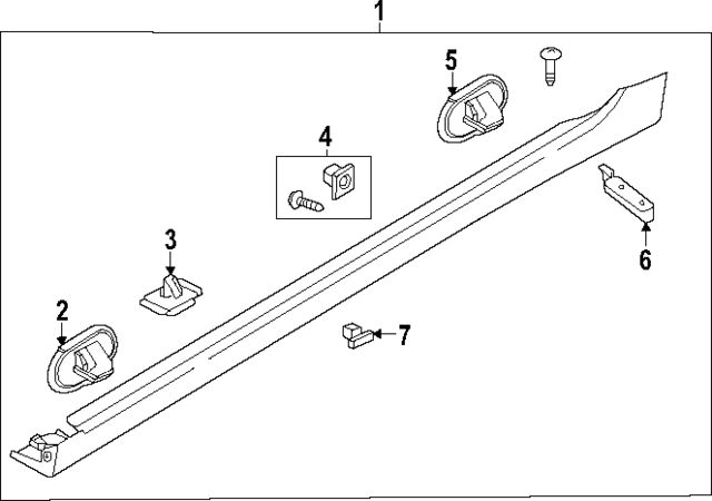 2022-2024 Hyundai Ioniq 5 Rocker Molding 87752-GI000-CA | OEM Parts Online