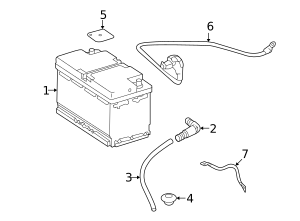 001-982-82-08-26 - Vehicle Battery 2022-2024 Mercedes-Benz | Mercedes ...