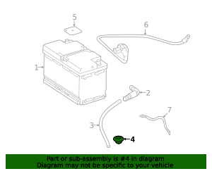 2016-2021 Mercedes-Benz Cable Grommet 000-998-56-02 | Mercedes-Benz Parts