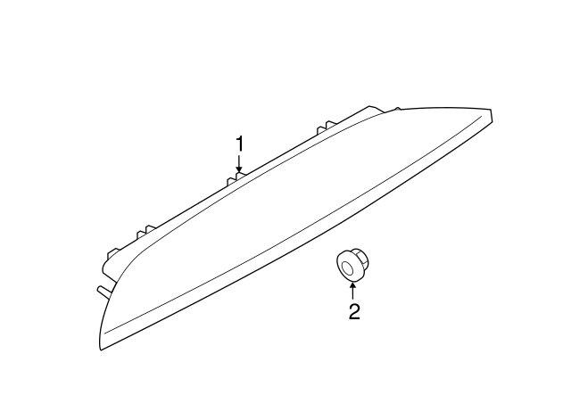 2015-2018 Volvo High Mount Lamp 31395455 | TascaParts.com