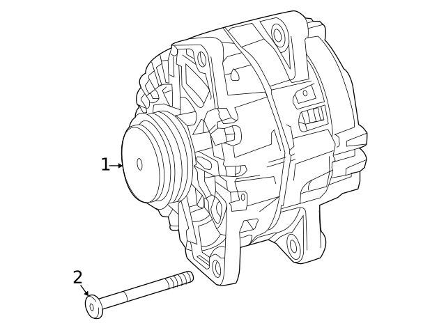 000-906-17-05-80 - Alternator 2015-2021 Mercedes-Benz | Mercedes-Benz ...