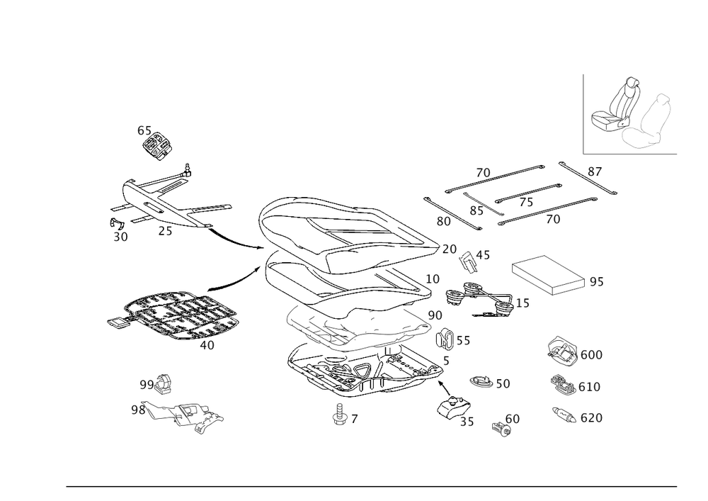 Switch - (215-870-00-10-7C45) | Get Mercedes Parts