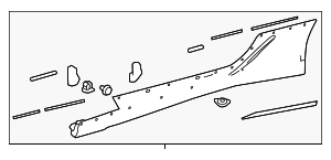 2018-2020 Lexus Rocker Molding 75860-11011-E0 | LexusOfKendall