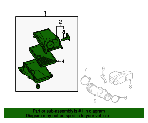 17700-31861 - Air Cleaner Assembly - 2010-2020 Toyota 4Runner | Lithia ...