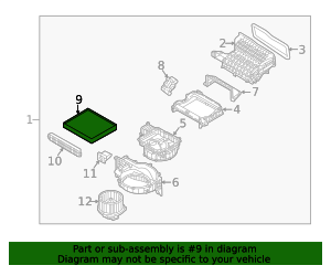 Genuine Cabin Air Filter for 2018-2023 Hyundai | Part# K2C79-AC000 ...