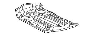 58311-08031 - Rear Floor Pan 2004-2020 Toyota Sienna | Longo Toyota Parts
