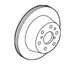 2015-2020 Chevrolet Tahoe Rear Disc Brake Rotor 84223345 GM ...