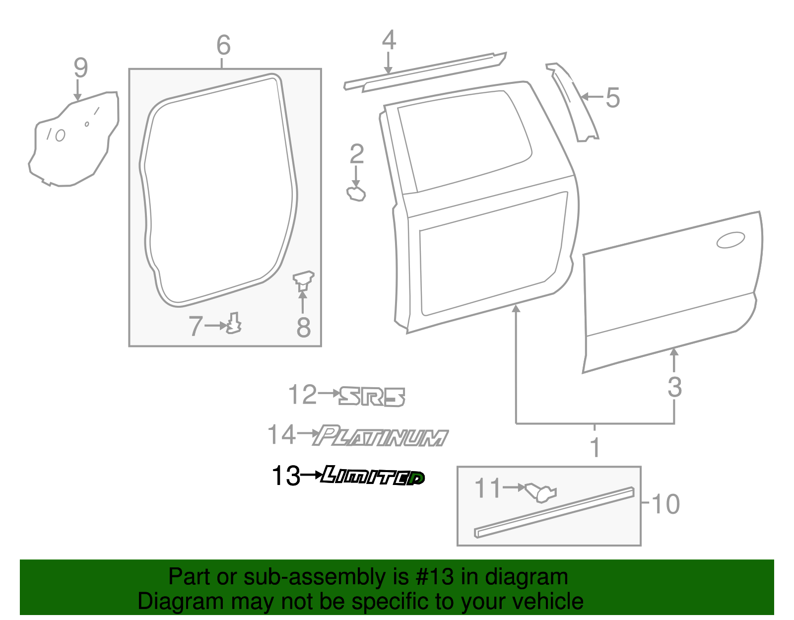 Genuine Toyota Nameplate part# 75458-0C020 for 2007-2015 Toyota ...