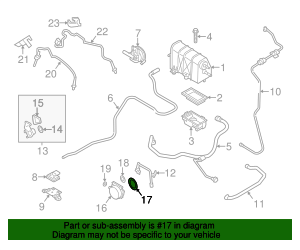 Porsche OEM Vacuum Pump Seal Part# 999-701-505-40 | OEM Vehicle Parts