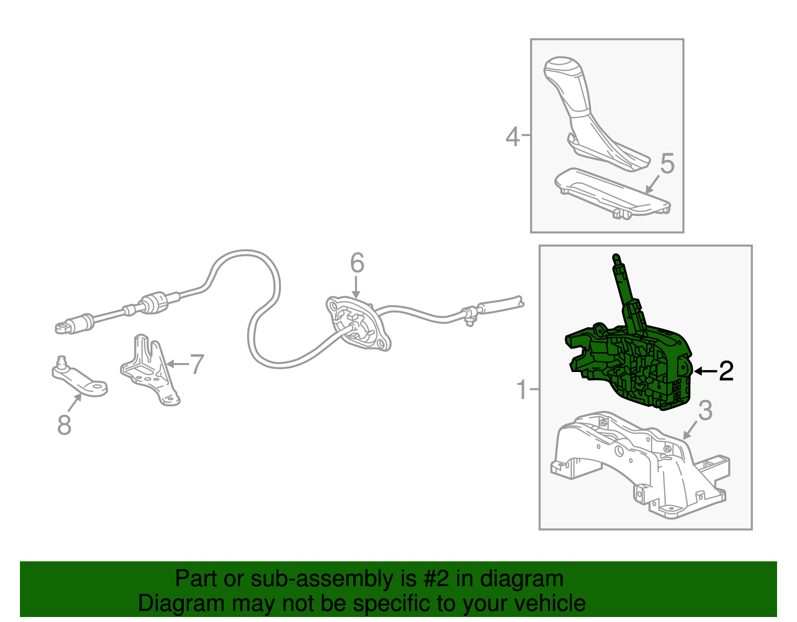 13545089 - 2016-2018 Chevrolet Malibu - Automatic Transmission Control ...