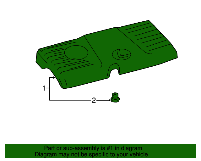 11212-37080 - Engine Cover 2011-2017 Lexus CT200h | Longo Lexus Parts