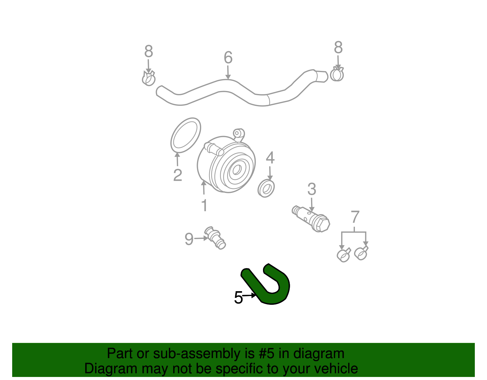 1995-2004 Toyota Hose, Oil Cooler 15777-62020 | OEM Parts Online