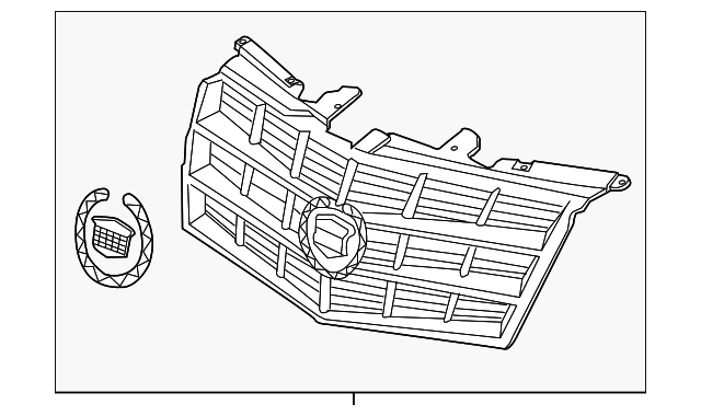 2012-2014 Cadillac CTS Grille Assembly 20995558 | TascaParts.com