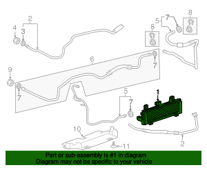 84173163 - Automatic Transmission Auxiliary Fluid Cooler 2015-2016 GM ...