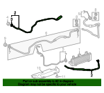 2015-2016 GM Automatic Transmission Fluid Cooler Inlet Line 23336282 ...