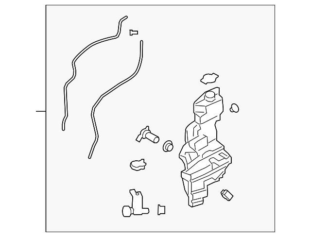 2018-2020 Ford Washer Reservoir JL1Z-17618-B | TascaParts.com