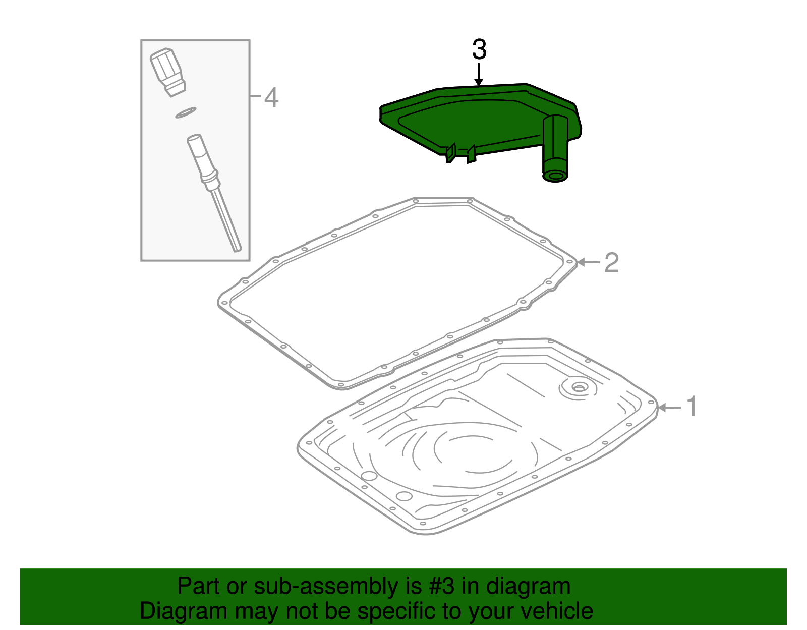 2007-2010 Ford Transmission Oil Filter 7L1Z-7A098-A | TascaParts.com