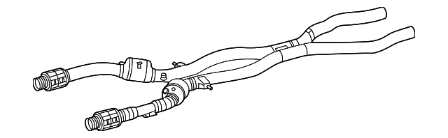 Genuine OEM Center Pipe | 167-490-86-05 | Fits Select 2021-2024 ...