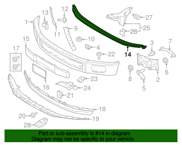 2015-2017 Ford F-150 Step Pad FL3Z-17C829-B | OEM Parts Online