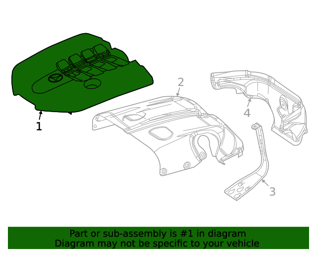176-010-26-01 - Engine Cover 2020-2023 Mercedes-Benz | Mercedes-Benz ...