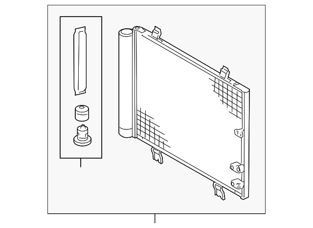 2013-2016 Lexus GS350 A/C Condenser 88460-30B40 | Lexus Direct parts