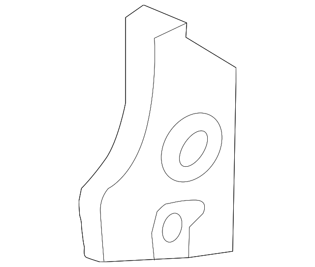 7P0-823-633 - Hood Release Handle Bracket 2011-2017 Volkswagen Touareg ...