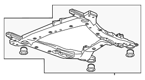 2017-2020 GM Suspension Cross-Member 84630624 | QuirkParts