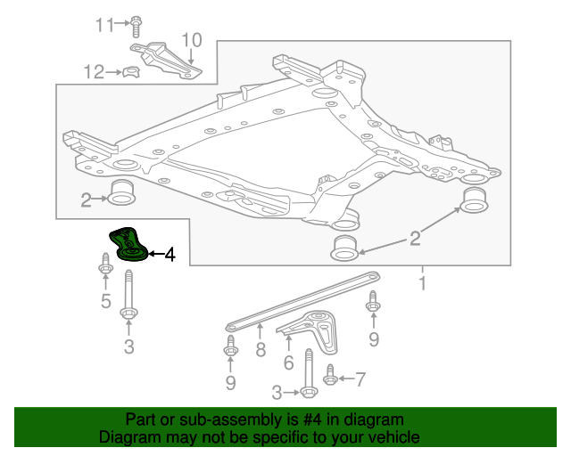 2017-2022 GM Front Bracket 84346088 | GMPartsNow