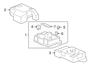 2010-2013 GM Engine Wiring Harness Junction Block 22798215 | TascaParts.com